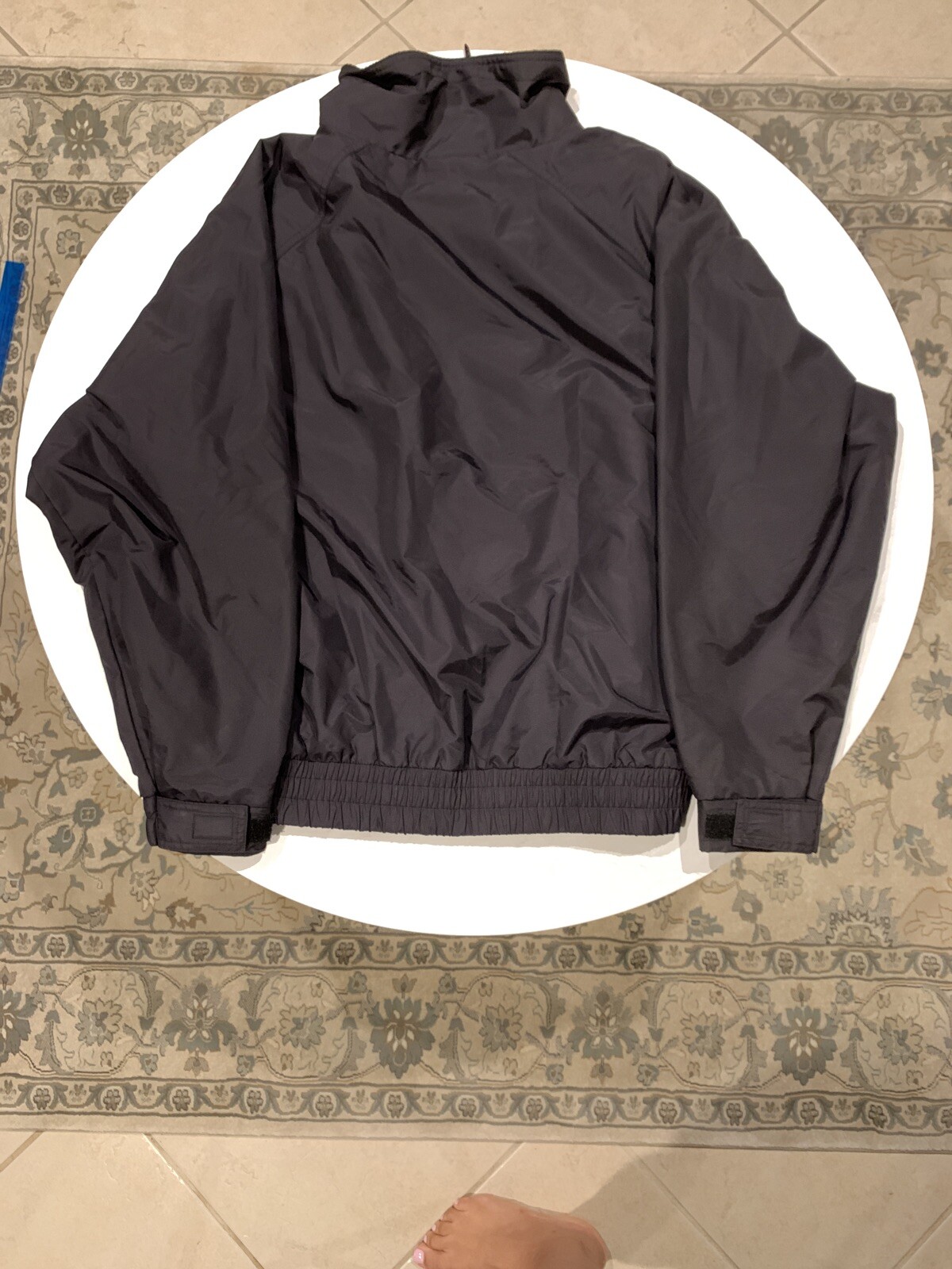 Mens PORT AND COMPANY Fleece-lined Light Weight Jacket SizeXL Black ...