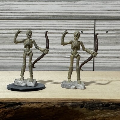 Reaper Bones 77245 Skeleton Warrior Archer x2 Painted | eBay