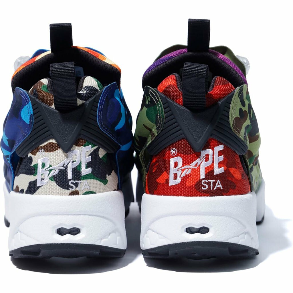 BATHING APE Bape x Reebok ABC Camo InstaPump Runners NEW W/O Box TAKING ...