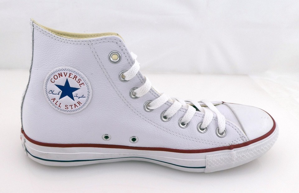 Converse Shoes Chuck Taylor All Star Hi White/Red Sneaker Mismatched 7/ ...