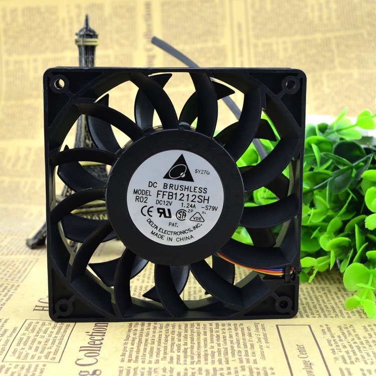 DELTA FFB1212SH 12025 12V 1.24A 12CM high speed high wind volume fan | eBay