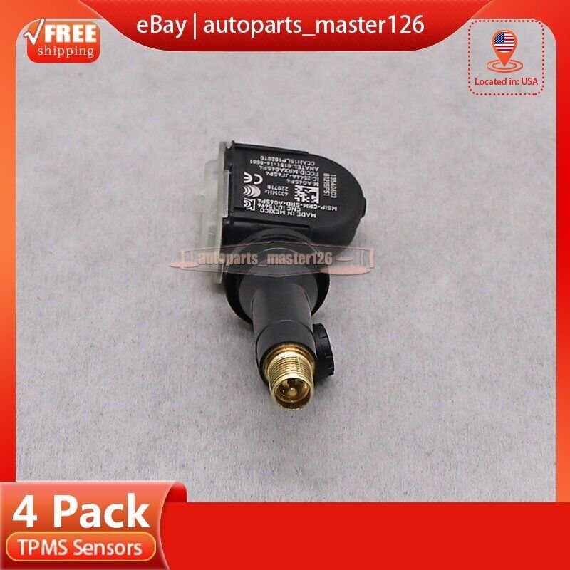 4x NEWEST 433MHz TPMS Tire Pressure Sensor 13540603 For GMC Chevy Buick ...