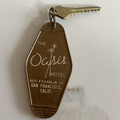 The Oasis Motel San Francisco Hotel Room Key Fob & Key #310 | eBay