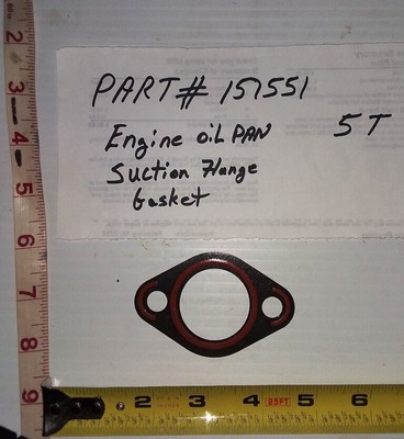(2) PCS Cummins Engine Oil Pan Suction Flange Gasket 157551, 5330-00 ...