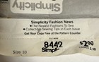 Simplicity Sewing Pattern 8442 Yoked Ruffled Blouse Skirt Misses 10 ...