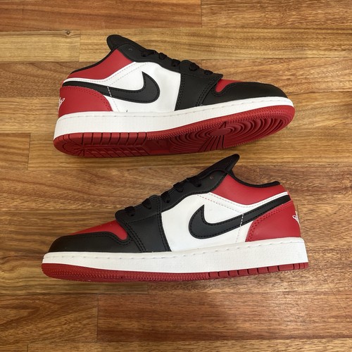 Jordan 1 Low Bred Toe Size 4 553560 612 | eBay