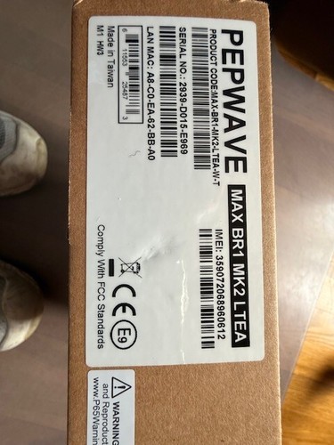 PEPWAVE MAX BR1 MK2 Router with CAT 6 LTE Advanced Modem | eBay