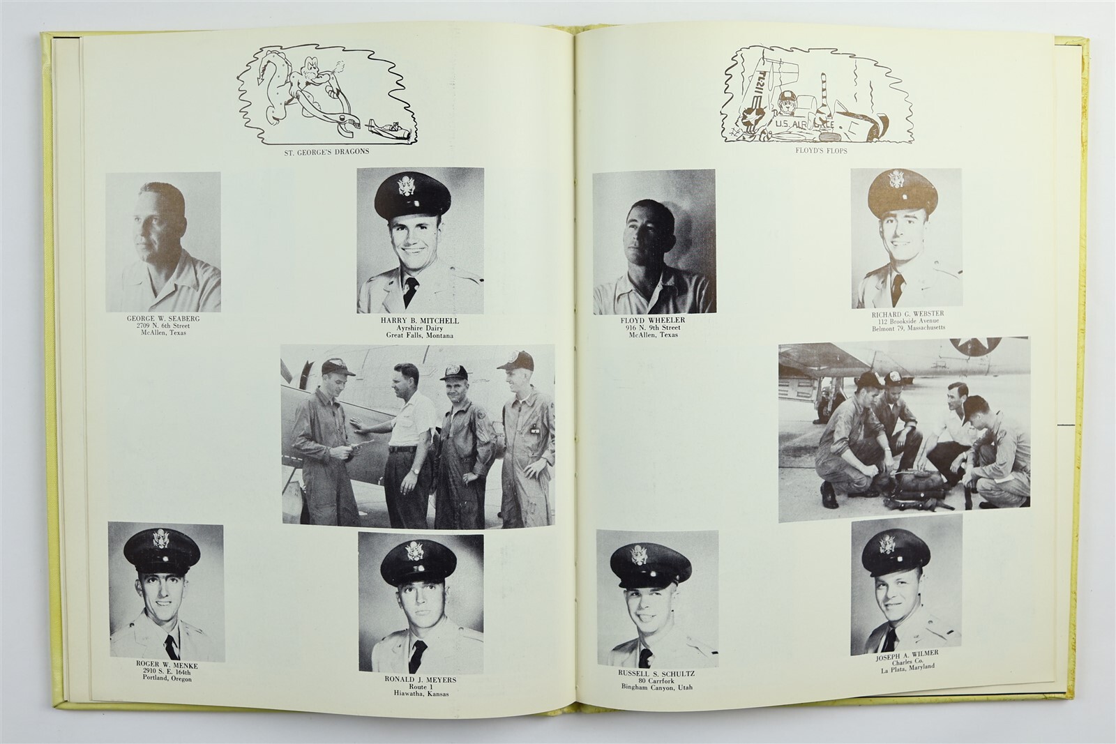 Class 57 Delta 57-D 1955 1956 Moore Air Base Mission, TX Unit History ...