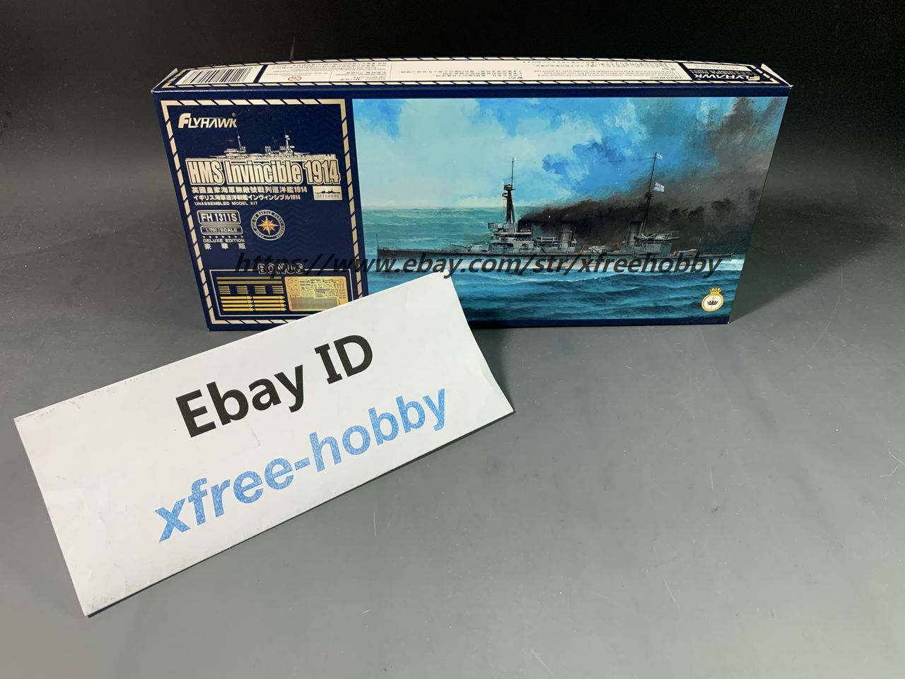 Flyhawk FH1311S 1/700 HMS Invincible 1914 Deluxe Edition for sale ...