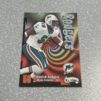Derrick Rodgers 1998 Skybox Thunder Rave 10/150 Miami Dolphins #163 | eBay