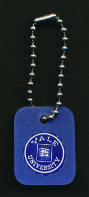 Yale University _RARE ORIGINAL 50's Stickerette College Keychain vtg ...