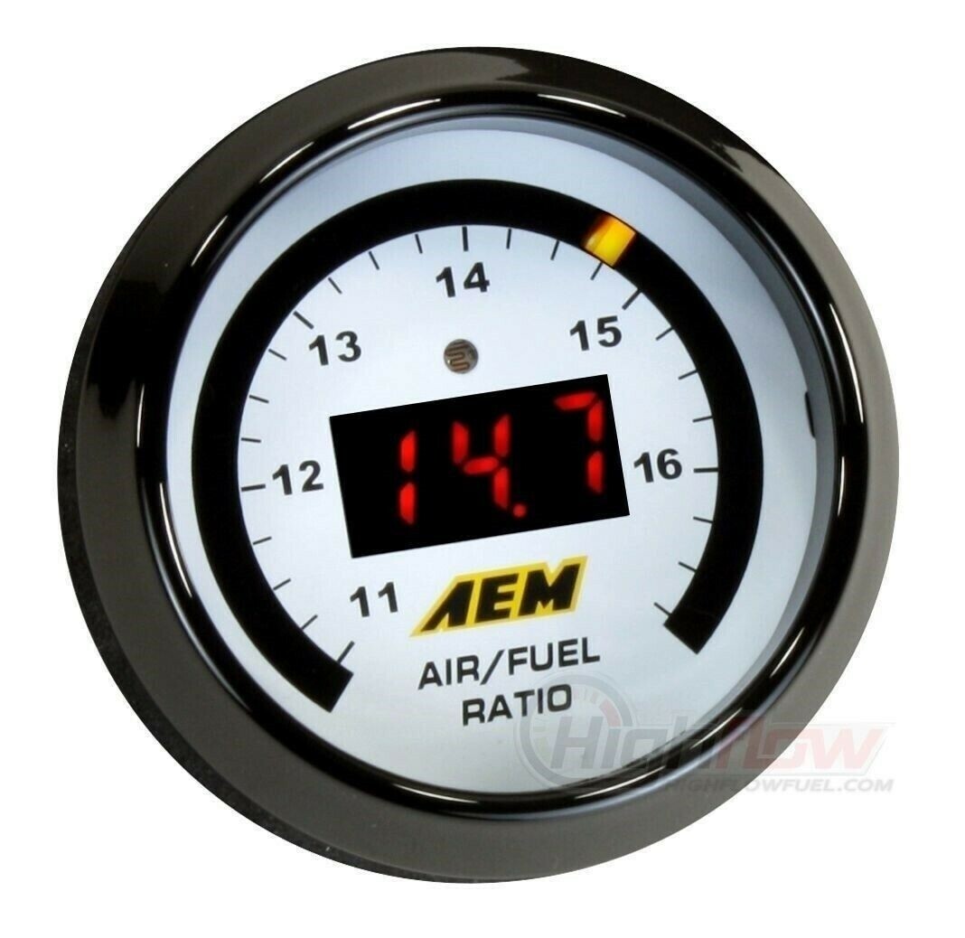 GENUINE AEM 30-4110 Wideband Gauge Controller AFR O2 Air Fuel Ratio 2 1 ...