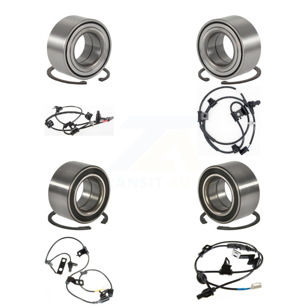 Front Rear Wheel Bearing Sensor Kit (8Pc) For 10-13 Hyundai Tucson with ...