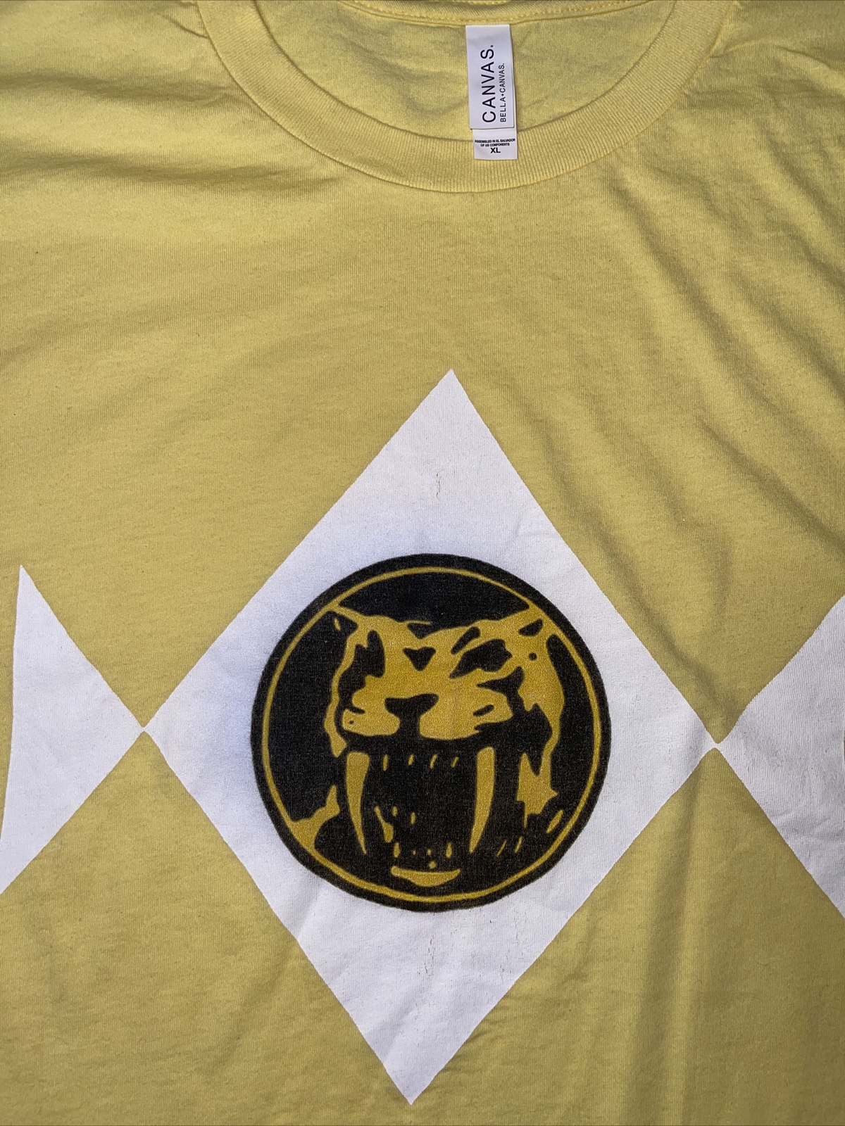 Preowned- Power Rangers Yellow Ranger Sabertooth Tige… - Gem