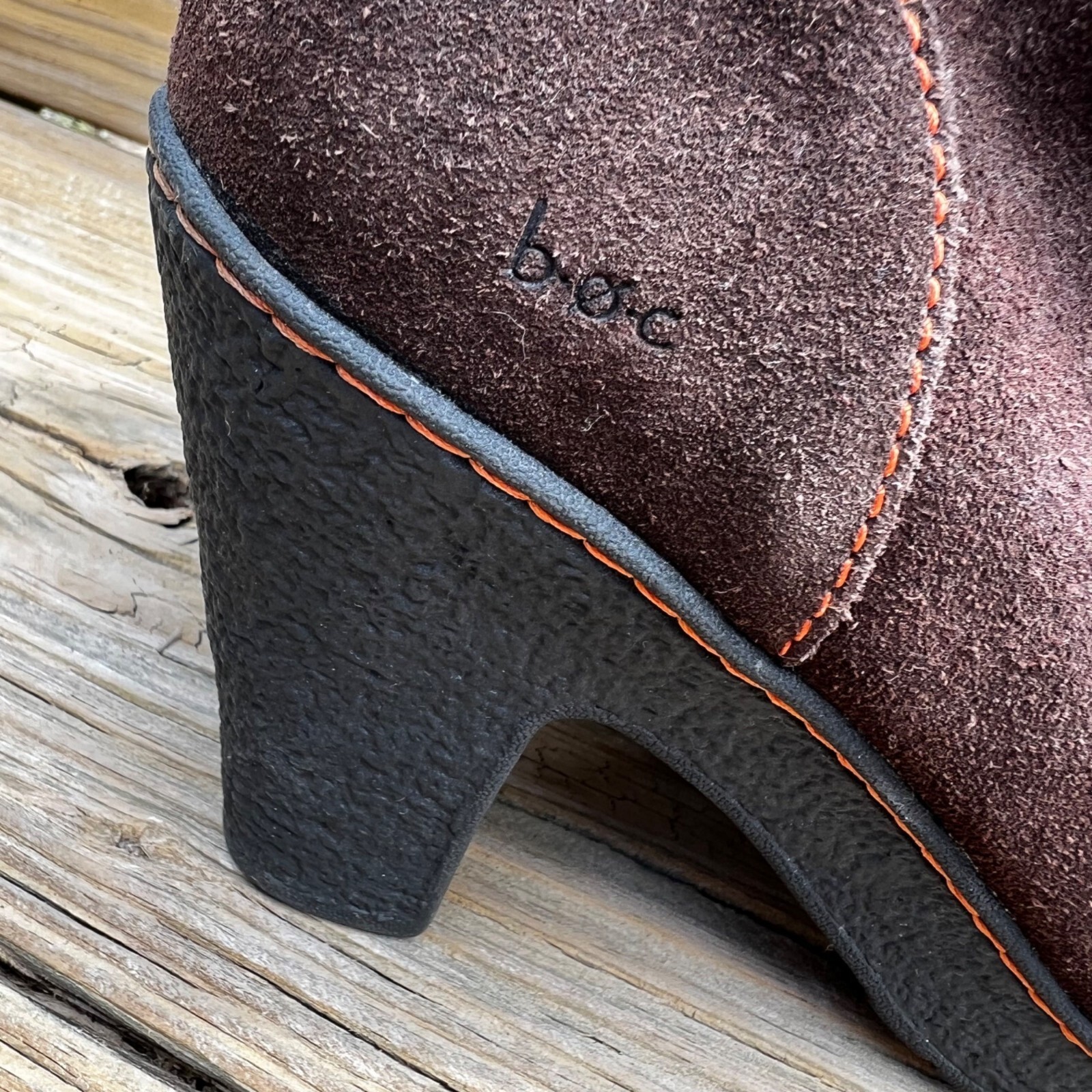 Born BOC Bootie Shoes Boots size 9.5 Women Brown Suede Lace Up BC6769 ...