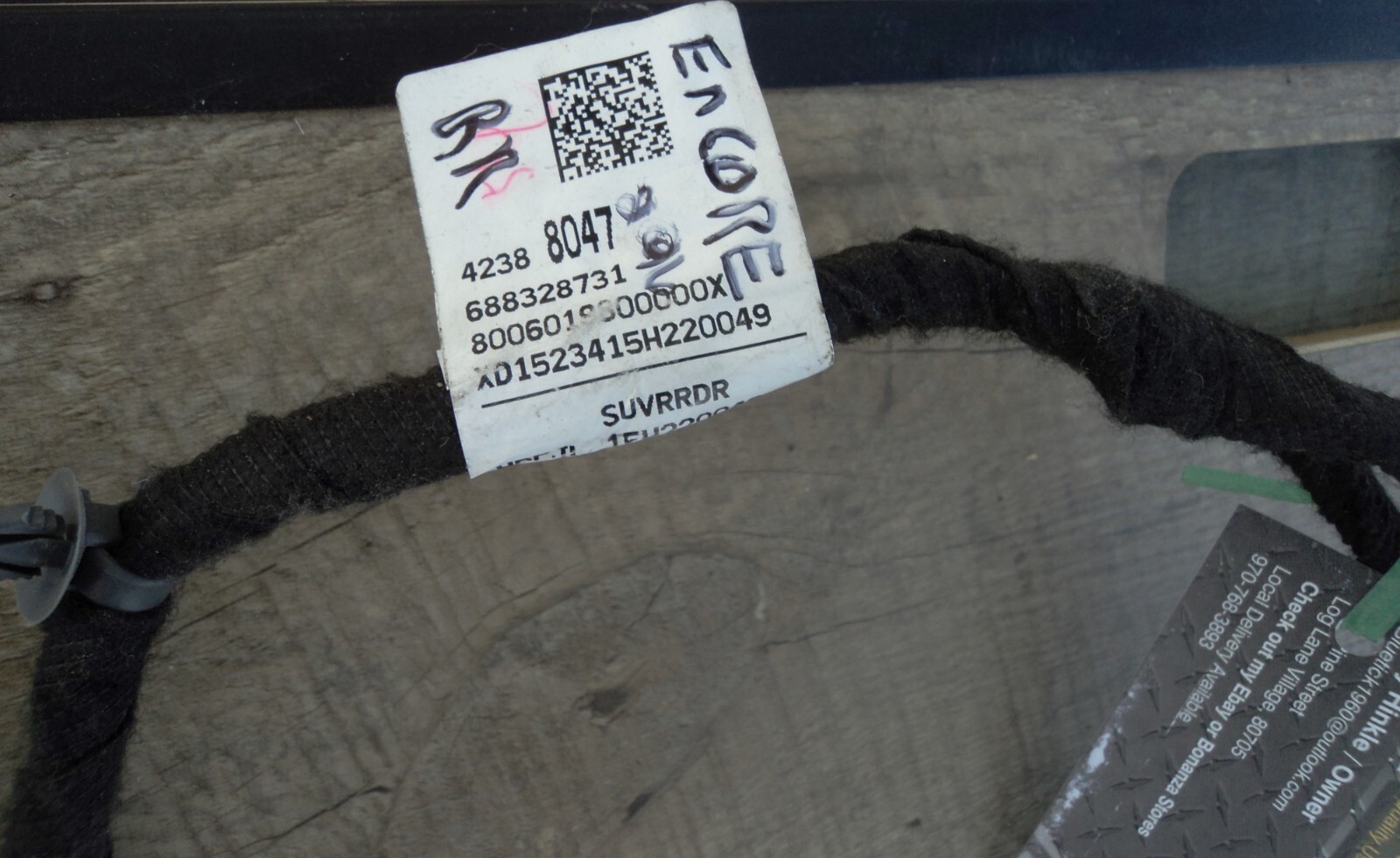 2013-2017 Buick Encore Door Wiring Harness Right Rear | eBay