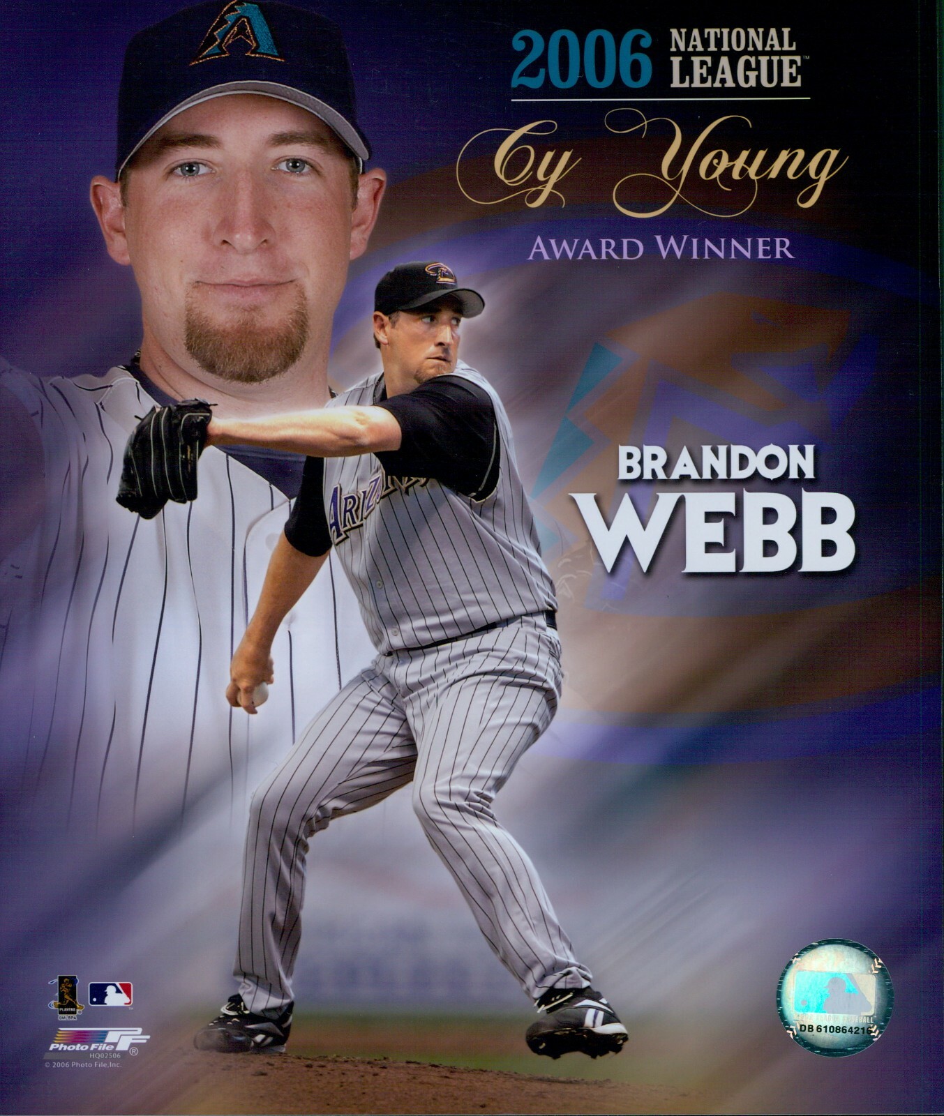 Brandon Webb Arizona Diamondbacks MLB Licensed Unsigned 8x10 Glossy ...