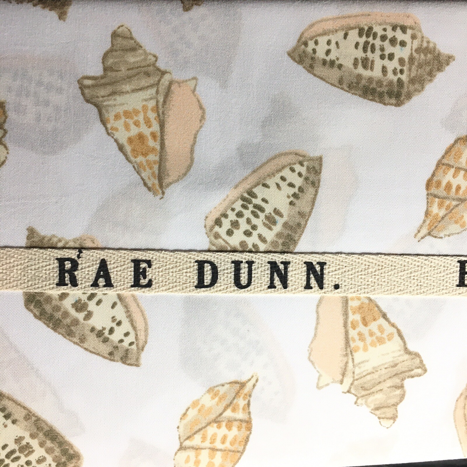 4pc Rae Dunn Seashell Ocean QUEEN Sheet Set SLEEP Summer Beach Sea ...