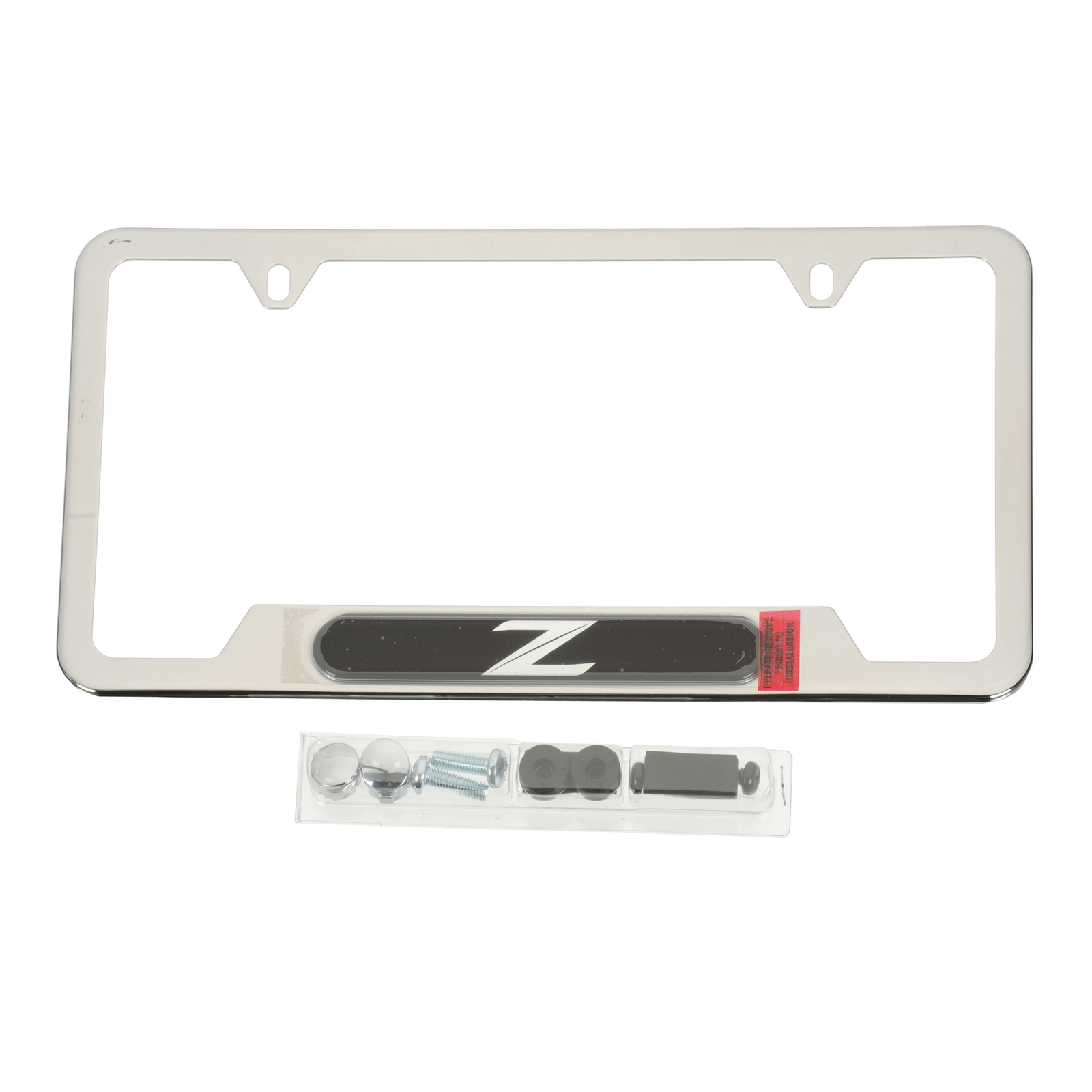 OEM 2009-2020 Nissan 370Z Chrome Z Logo License Plate Frame NEW 999MB ...