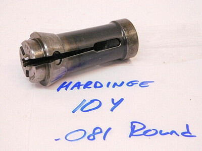 USED HARDINGE 10Y BROWN&SHARPE STOP COLLET ROUND .081" | eBay