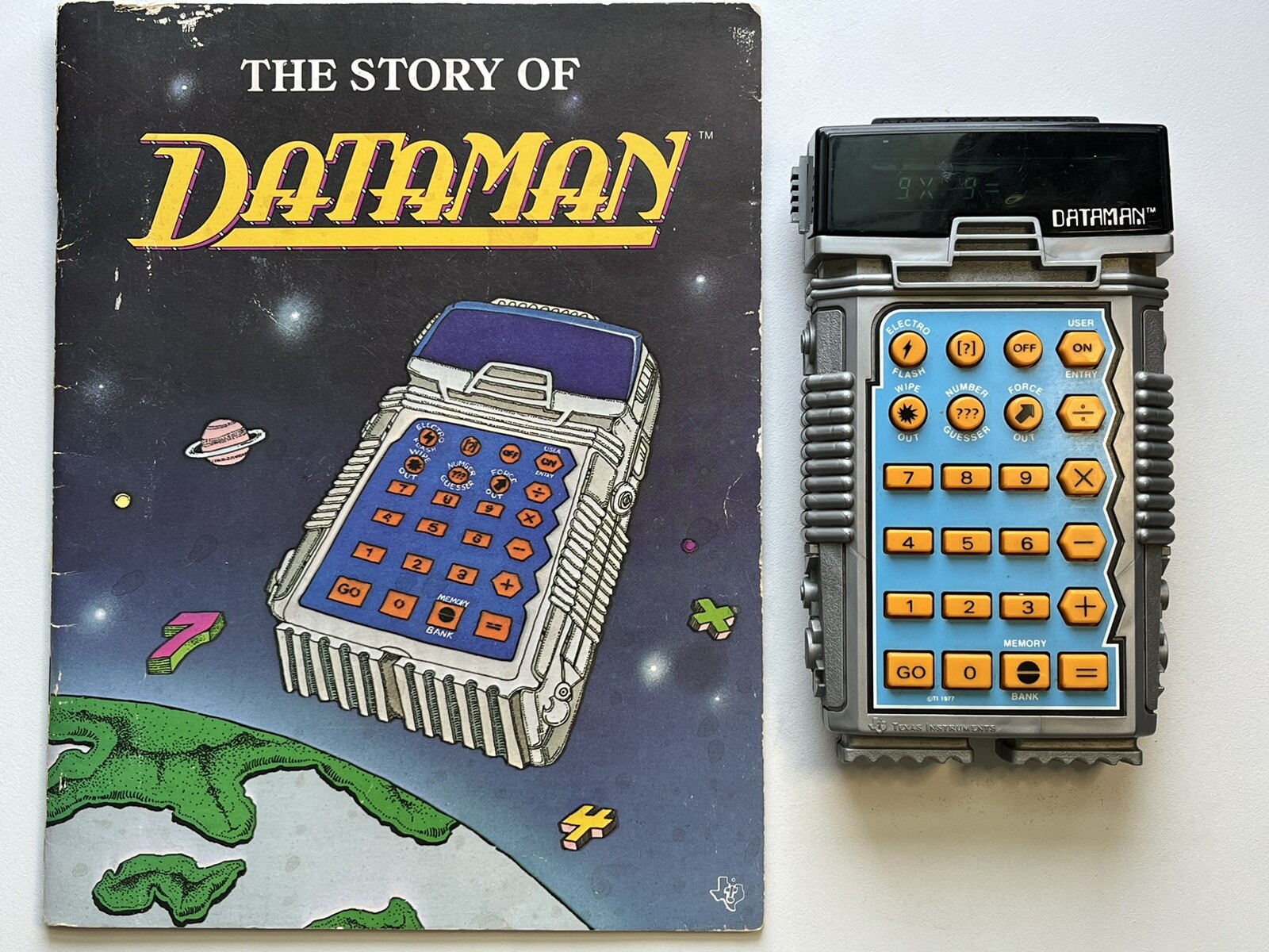 Vintage 1977 Texas Instruments Dataman Calculator & The Story Of Booklet Works! | eBay