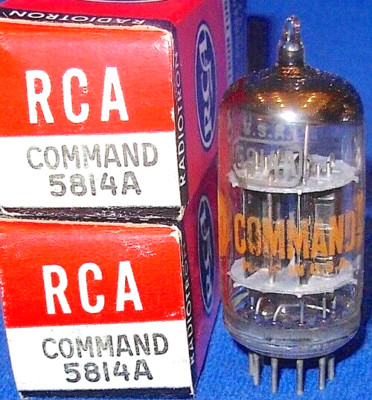 Tube 5814A COMMAND RCA NOS NIB neuf 1 pièce en boîte | eBay