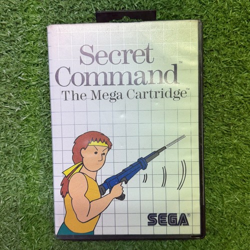 Secret Command - SEGA Master System Game Cartridge in Case w/ Manual ...