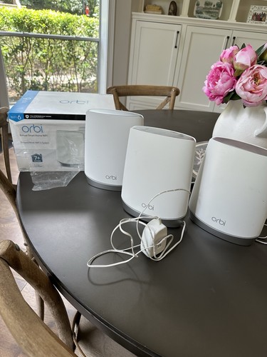 NETGEAR Orbi Whole Home Tri-band Mesh WiFi 6 System Used | eBay