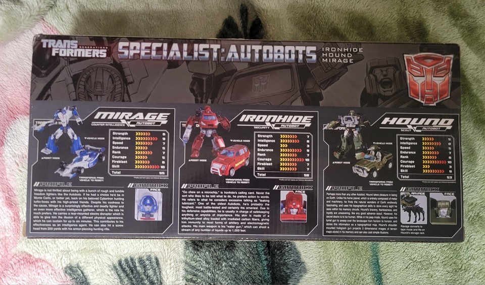 Hasbro Henkei Transformers Generations Specialist:Autobots-Ironhide ...