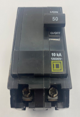 New Square D QO250 2 Pole 50 Amp 120/240V Type QO Plug In Yellow ...