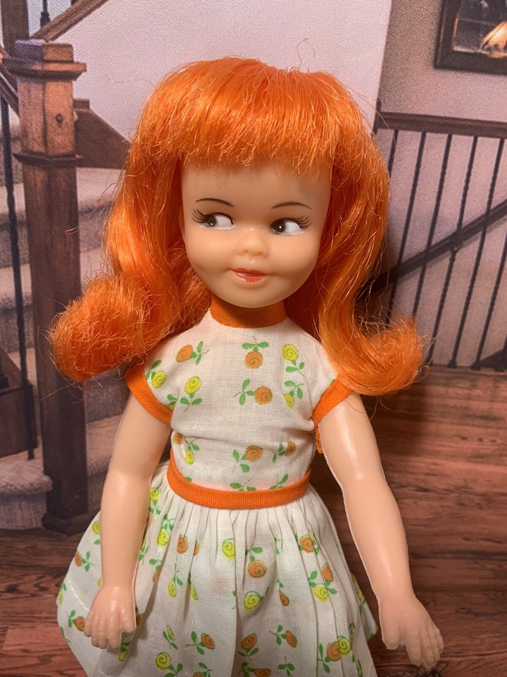 Vintage Penny Brite Doll Clone Long Orange Hair Gorgeous Dress Shoes ...