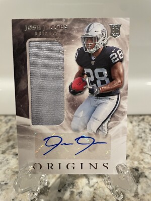 2019 Panini Origins Josh Jacobs Rookie Patch Auto RC RPA RAIDERS 🔥🔥 | eBay