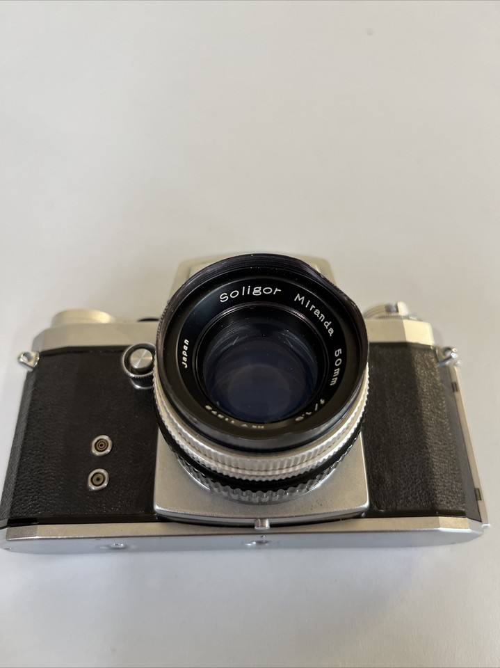Rare MIRANDA “A” CAMERA W/Soligor Miranda 50mm Lens TESTED&WORKING | eBay
