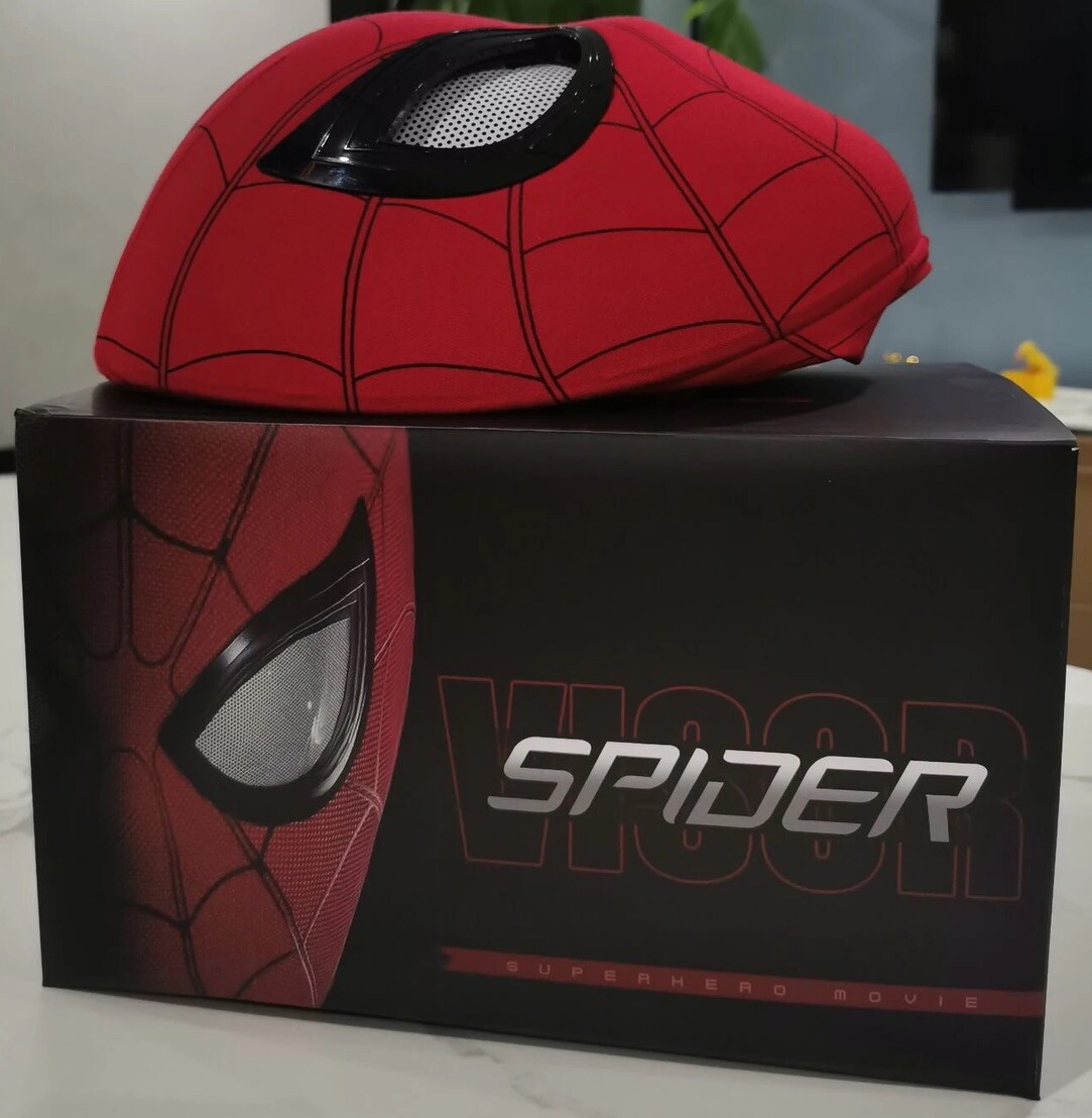 New Spiderman No Way Home Mask Luxury Helmet Rechargeable Remote Eyes ...