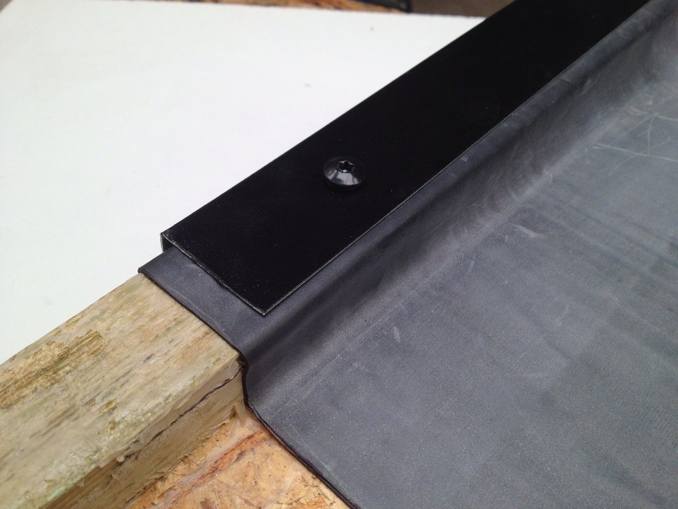 Rubber Roofing Metal Trim for EPDM Universal Roof Trim (Drip/Kerb ...