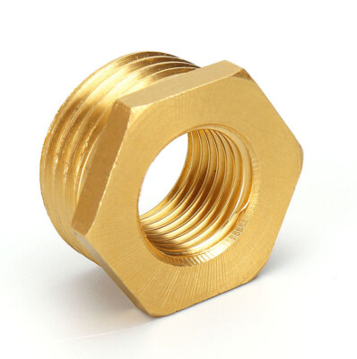 Male to Female Reducer Bushing Coupler Brass Thread Pipe Fitting ...
