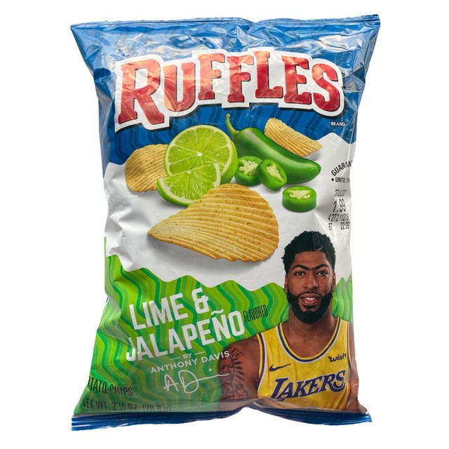 Anthony Davis Ruffles Limited Edition Lime & Jalapeno Potato Chips 3 ...