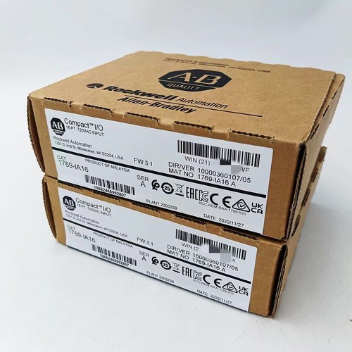 New Allen Bradley 1769-IA16 SER A CompactLogix 16 Pt 120VAC D/I Module ...