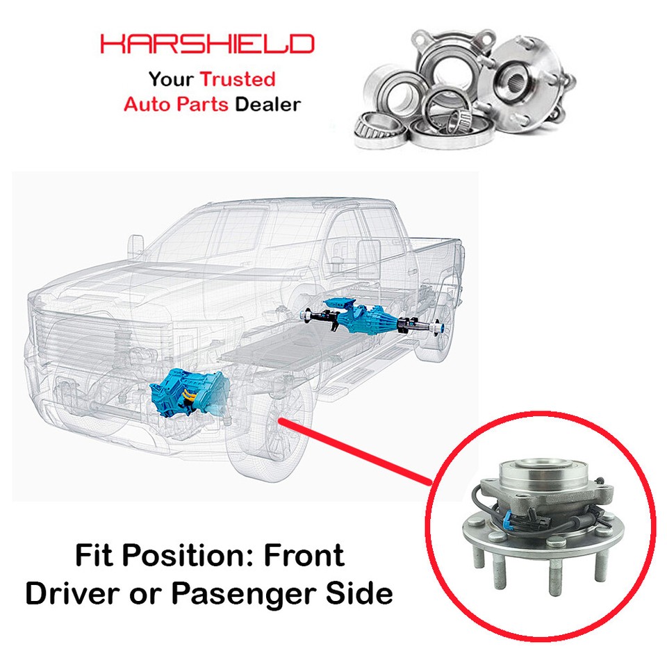 515143 Front Wheel Bearing and Hub Assembly for Ford 2011-2014 F-150 ...