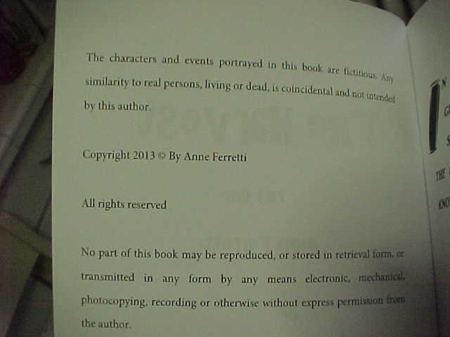 The Harvest Anne Ferretti Book Novel AUTHOR SIGNED Part One PB Like New ...