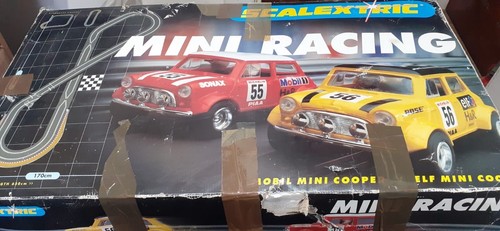 Mini Racing Retro Scalextric Set. Good Condition | eBay UK