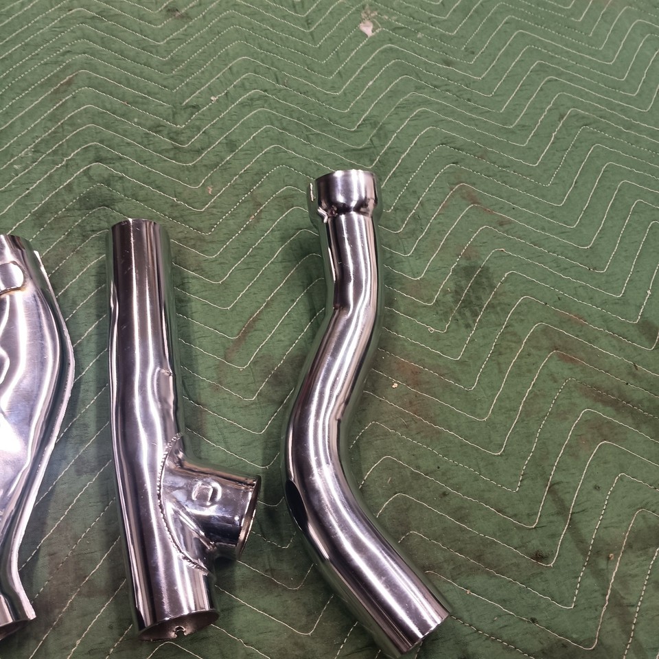 STOCK HARLEY PANHEAD CHROME PANHEAD CHOPPER EXHAUST PIPES FOR 1948-1964 ...