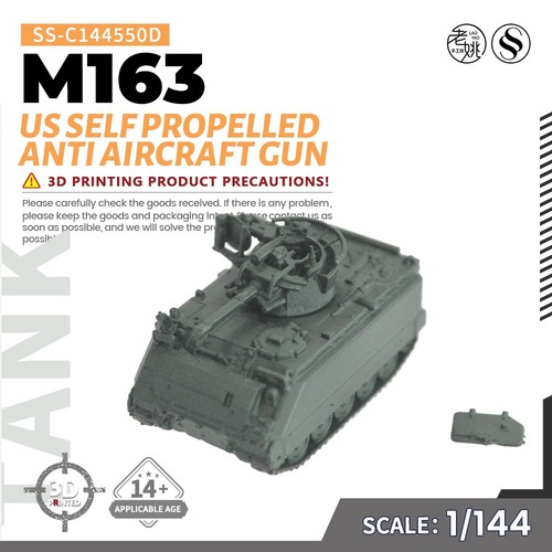 Coloring Tank 1/144 Military Model Kit US M163 Self Propelled Anti ...
