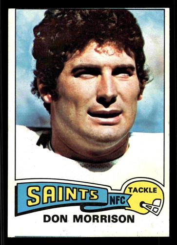 1975 Topps Don Morrison #242 - New Orleans Saints | eBay