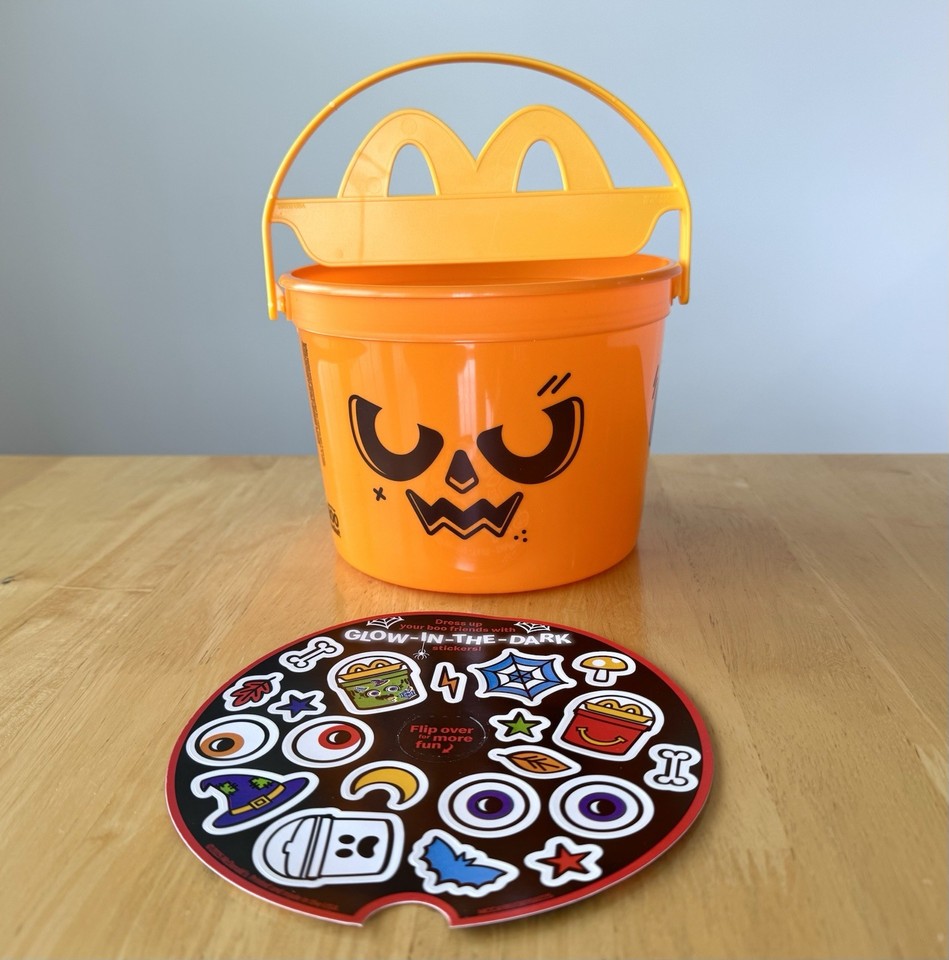 McDonald’s Happy Meal Pumpkin Boo Bucket 2025+UNOPENED Lil McDonald’s ...