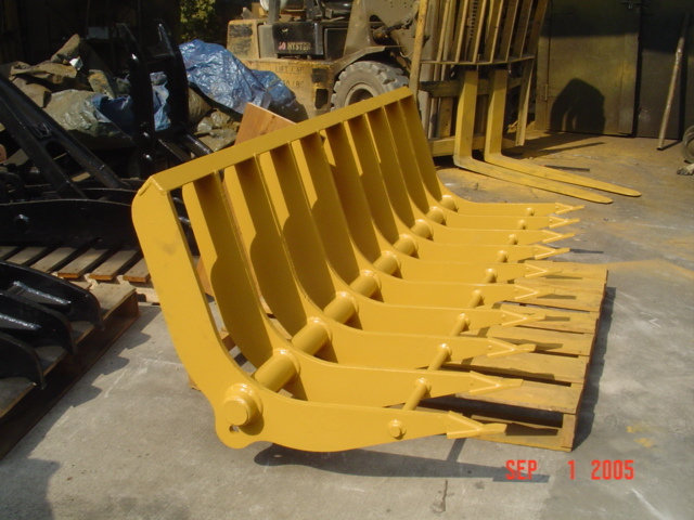 Pin On Backhoe Rake Fits Directly On Bucket NEW, USA Attachments | eBay
