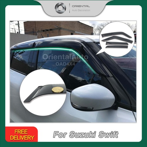 Premium Weathershield Weather Shields Window Visors for Suzuki Swift ...