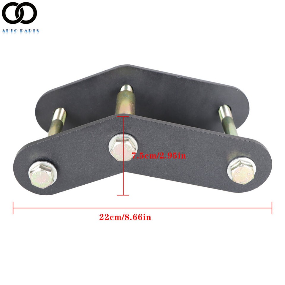 4PC Shackles 1.5" Front + Rear Level Lift Kit For 87-95 Jeep Wrangler ...