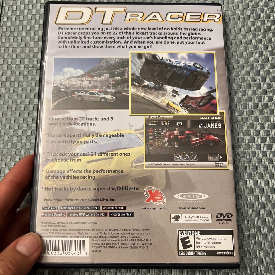 DT Racer Sony PlayStation 2 PS2 COMPLETE CIB,Game, Manual Tested | eBay