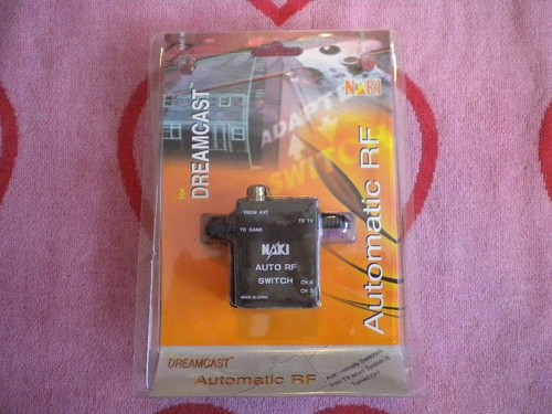 NAKI AUTOMATIC RF SWITCH FOR SEGA DREAMCAST *BRAND NEW* Black | eBay